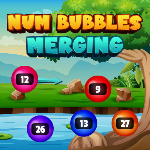 Num Bubbles Merging - Y8 Games