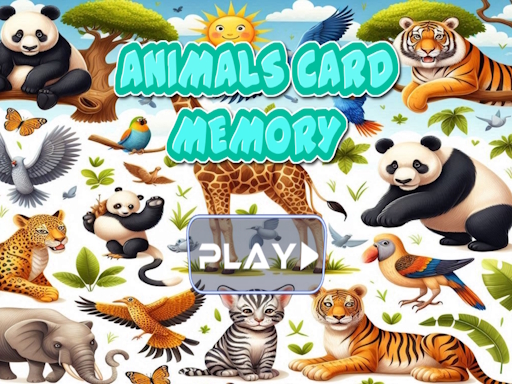 Animal cards memory - Y8 Games