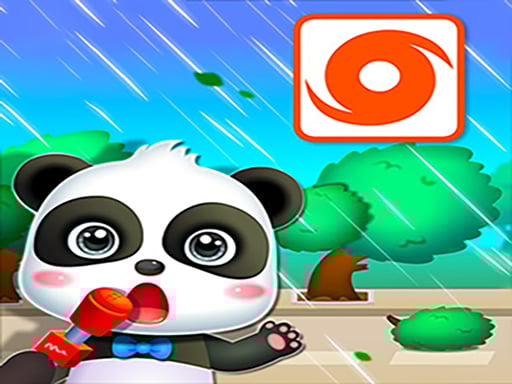 Baby Panda Hurricane Safety - Y8 Games
