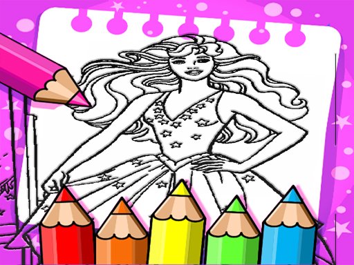 Barbie Coloring Book - Y8 Games