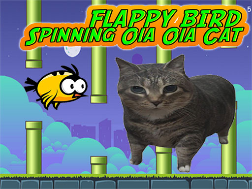 Flappy Bird Spinning oia oia Cat - Y8 Games
