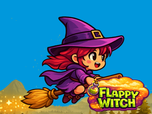 Flappy Witch Fly - Y8 Games