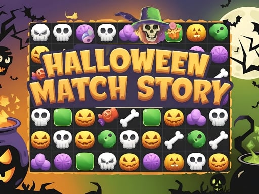 Halloween Match Story - Y8 Games
