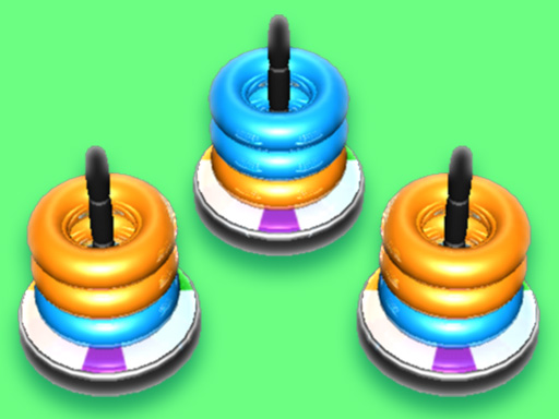 Hoop Stack Sort Puzzle Game - Y8 Games