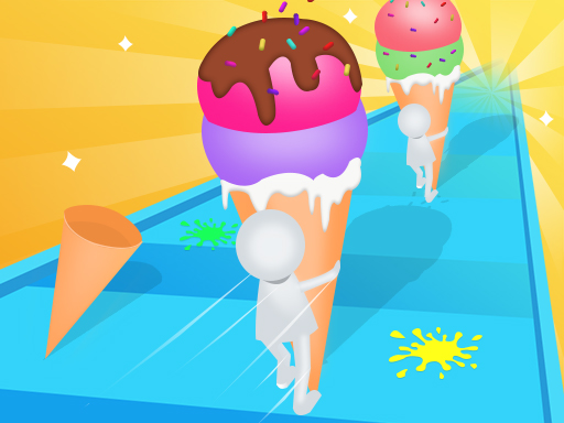 Ice Cream Stack Runner - Y8 Games