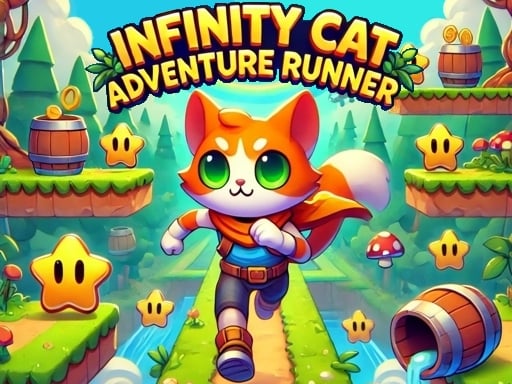 Infinity Cat Adventure Runner - Y8 Games