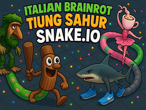 Italian Brainrot Tung Sahur Snake.io - Y8 Games