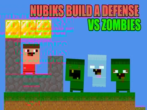 Nubiks build a defense vs zombies - Y8 Games