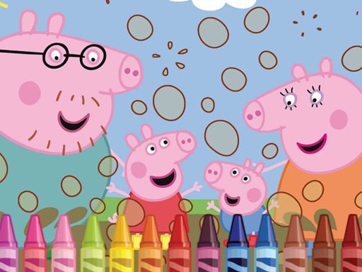 Peppa Pig Coloring - Y8 Games