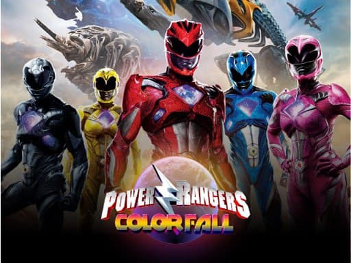Power Rangers Color Fall - Pin Pull - Puzzle Game - Y8 Games
