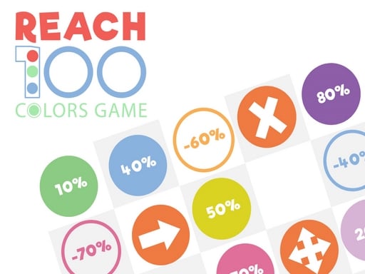 Reach 100 : Colors Game - Y8 Games