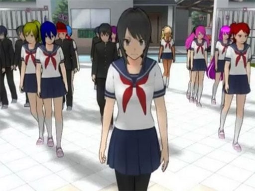 Sakura School Girl Yandere Simulator - Y8 Games