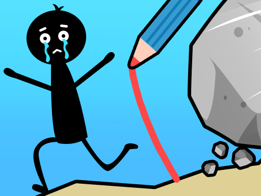 Save The Stick Draw Line - Y8 Games