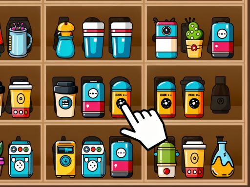 Shelf Shift Match - Y8 Games