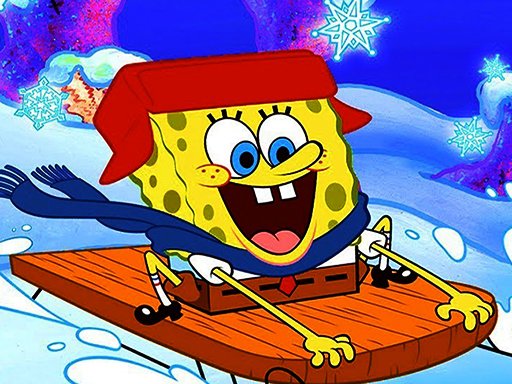 SpongeBob Winter Puzzle - Y8 Games