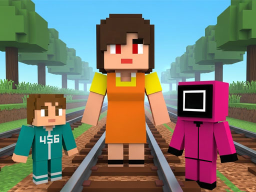 Squid Game: Craft Runner - Y8 Games