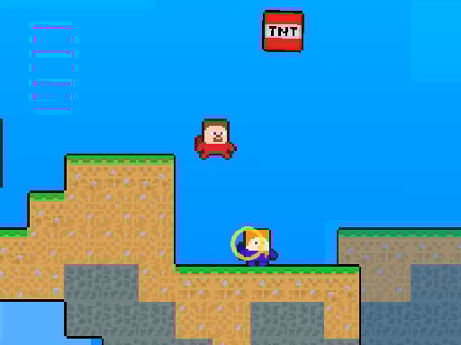 Steve vs Alex Rocketman - Y8 Games