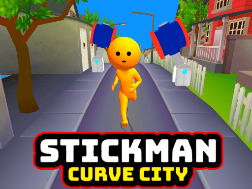 Stickman Curve City - Y8 Games
