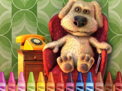 Talking Ben Coloring - Y8 Games