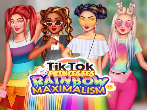 TikTok Princesses Rainbow - Y8 Games