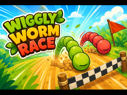 Wiggly Worm Race - Y8 Games