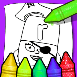 Alphablocks Coloring Pages - Y8 Games