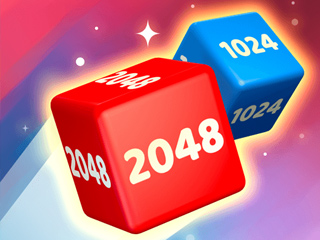 Chain Cube 2048: 3D Merge Game - Y8 Games